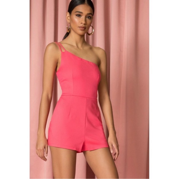 superdown | Pants & Jumpsuits | Superdown Ramona Double Strap Romper In ...